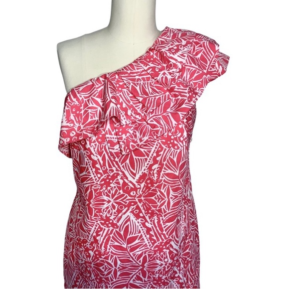 Lilly Pulitzer | Dresses | Lilly Pulitzer Sandra Punch Double Ruffle ...